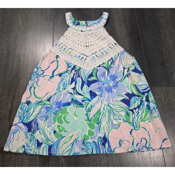 Lilly Pulitzer | Tops | Lilly Pulitzer Dawn Halter Top Women M Blue ...